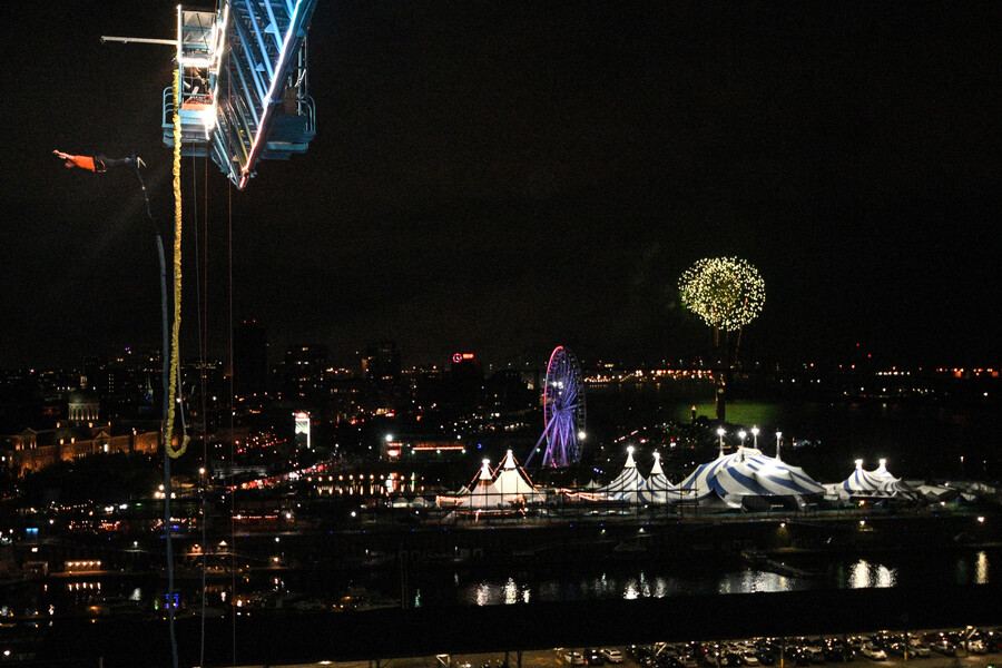 Montreal Bungee Reopens with Night Jumps and a New Tiki Bar in the Old Port