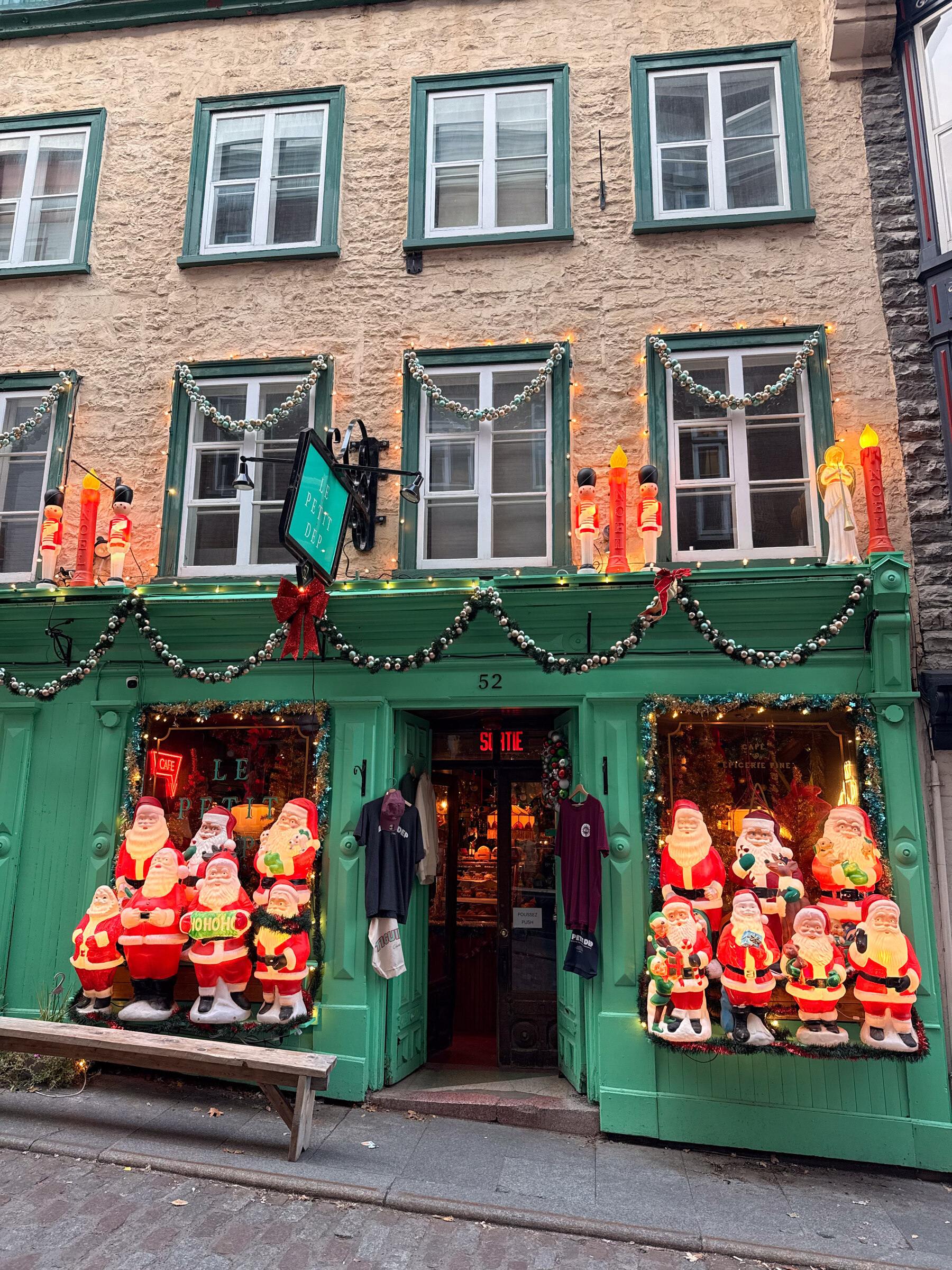 Le Petit Dep in Quebec Brings Holiday Magic to the City